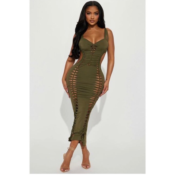 Dresses | Olive Cut Out Dress | Poshmark